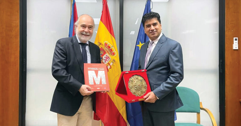 Ambassador Shanil Nepal meets Antonio Nieto Magro