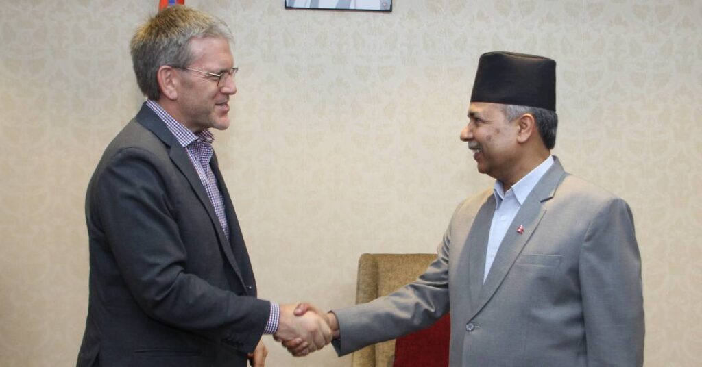 Vice President Yadav Meets U.S. Ambassador Thompson - The Diplomat Nepal