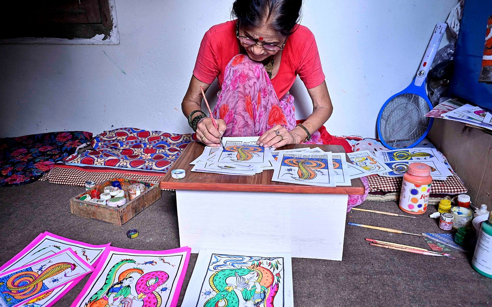 A Brush Stroke of Generational Tradition by Nepal’s Female Artist - The ...