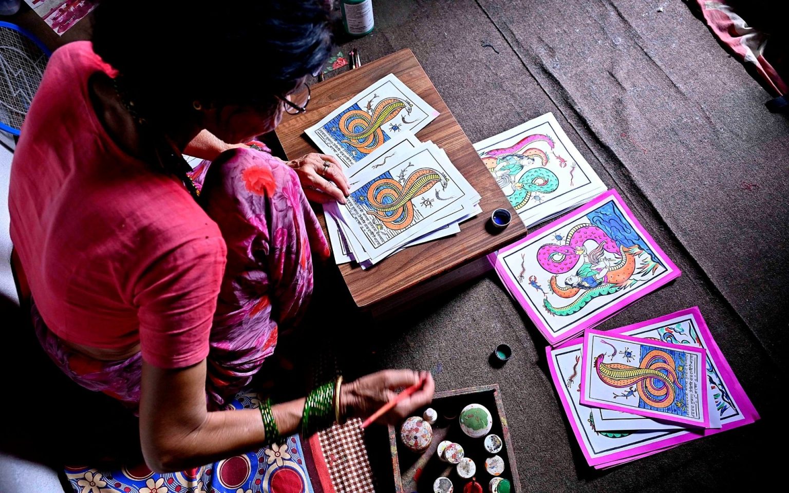 A Brush Stroke of Generational Tradition by Nepal’s Female Artist - The ...