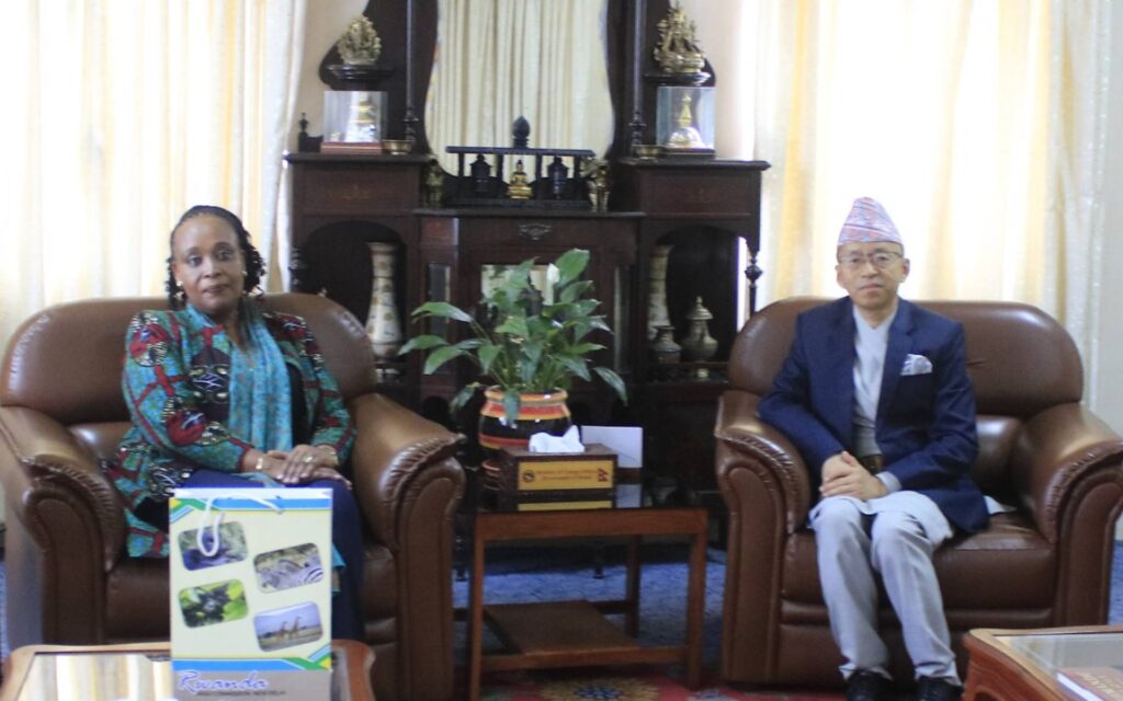 Rwandan Ambassador Mukangira Pays Courtesy Call on Nepal’s Foreign ...