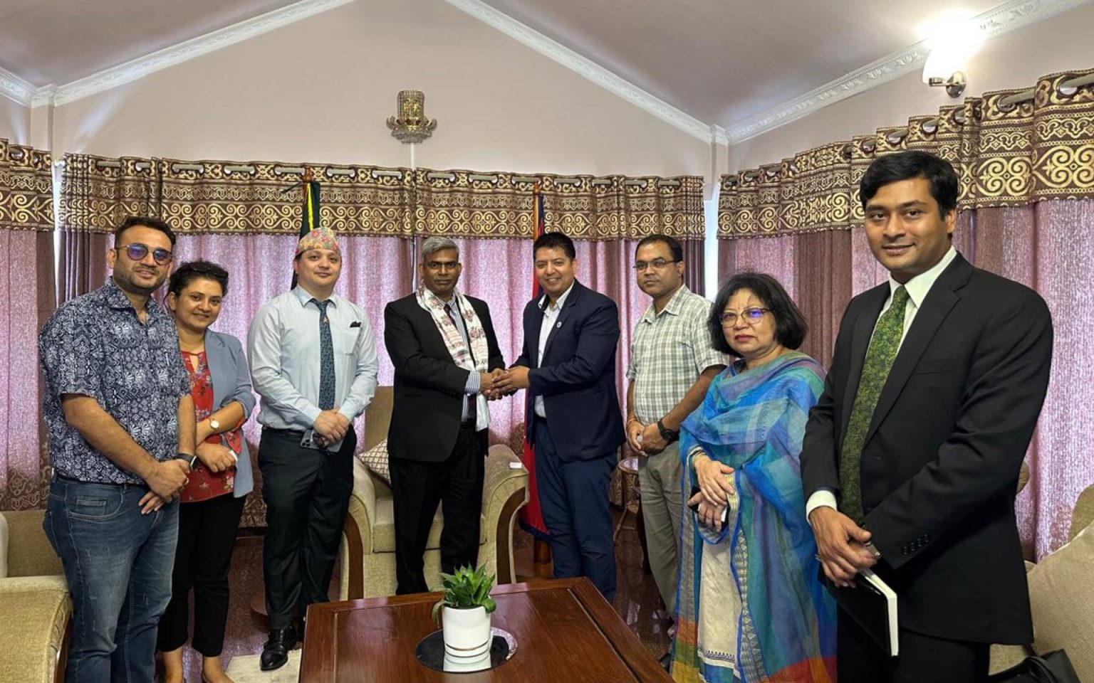 Senior Nepali Doctors Trained in Bangladesh Meet Bangladeshi Ambassador ...