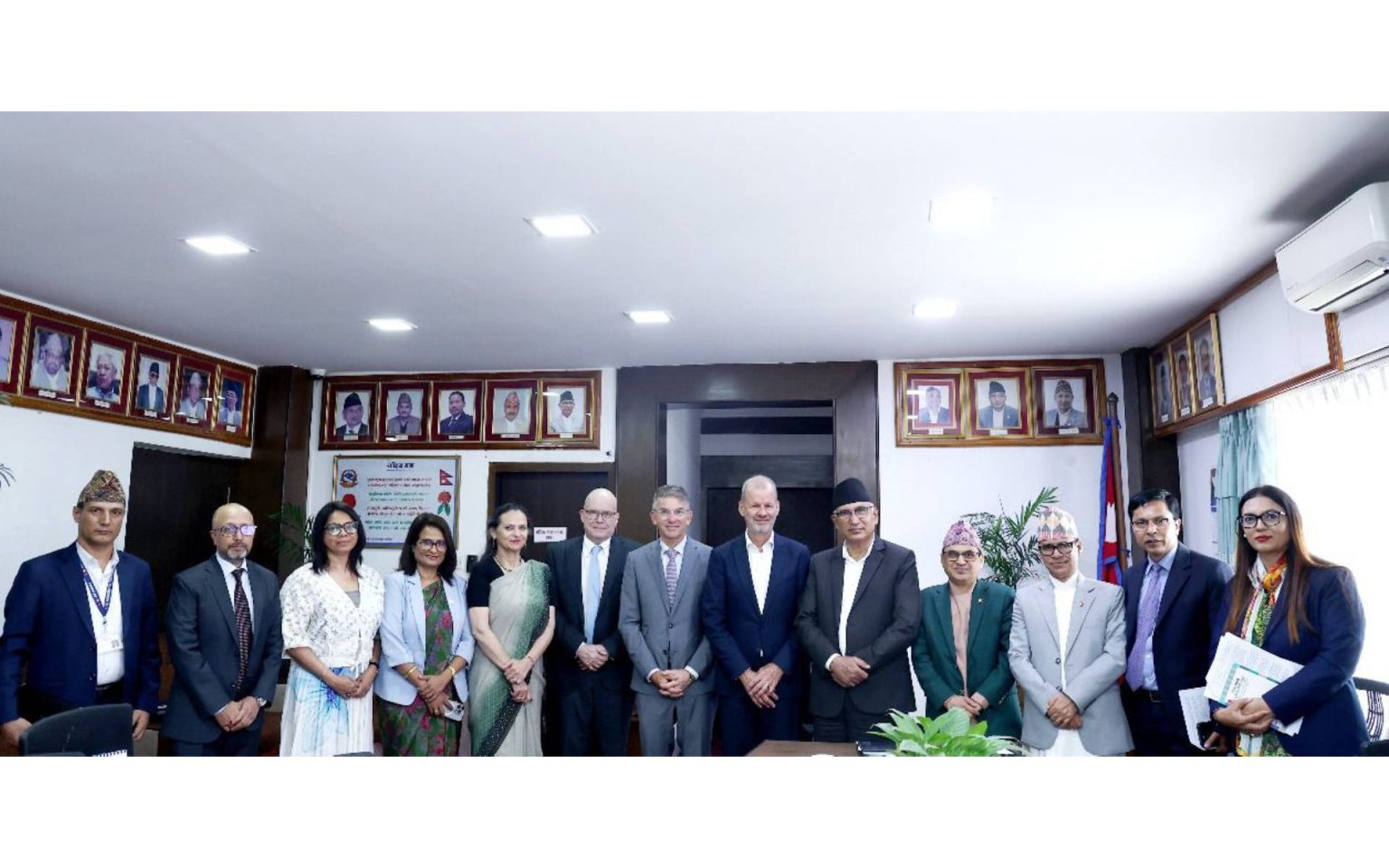 Finance Minister Paudel and World Bank Regional Vice-Chair Zutt Hold ...