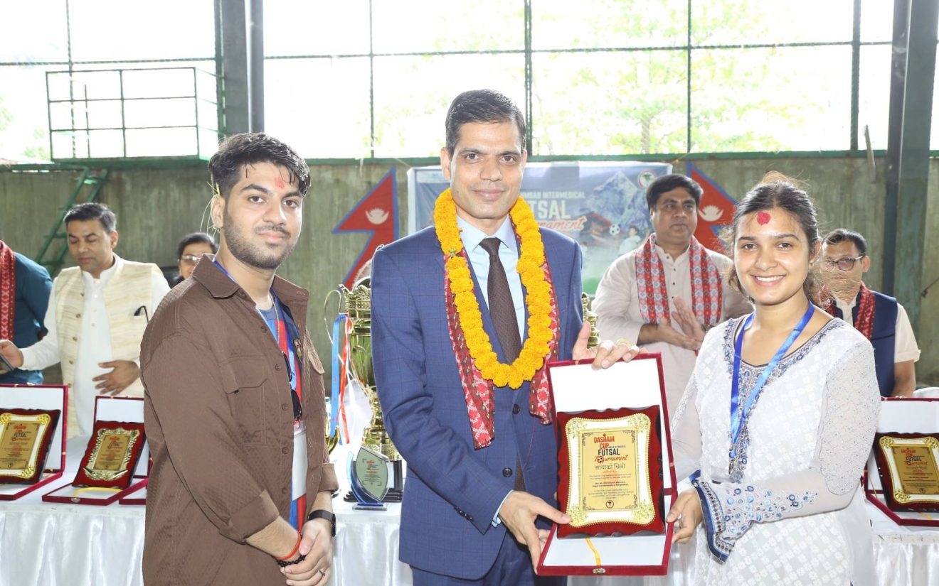 Nepali Ambassador Bhandari Inaugurates Inter-College Futsal Tournament ...