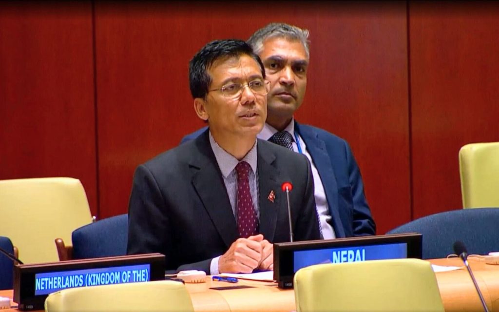 UN ECOSOC President Thapa Addresses 80th UNGA Sixth Committee Debate, Calls for Global Unity to ...