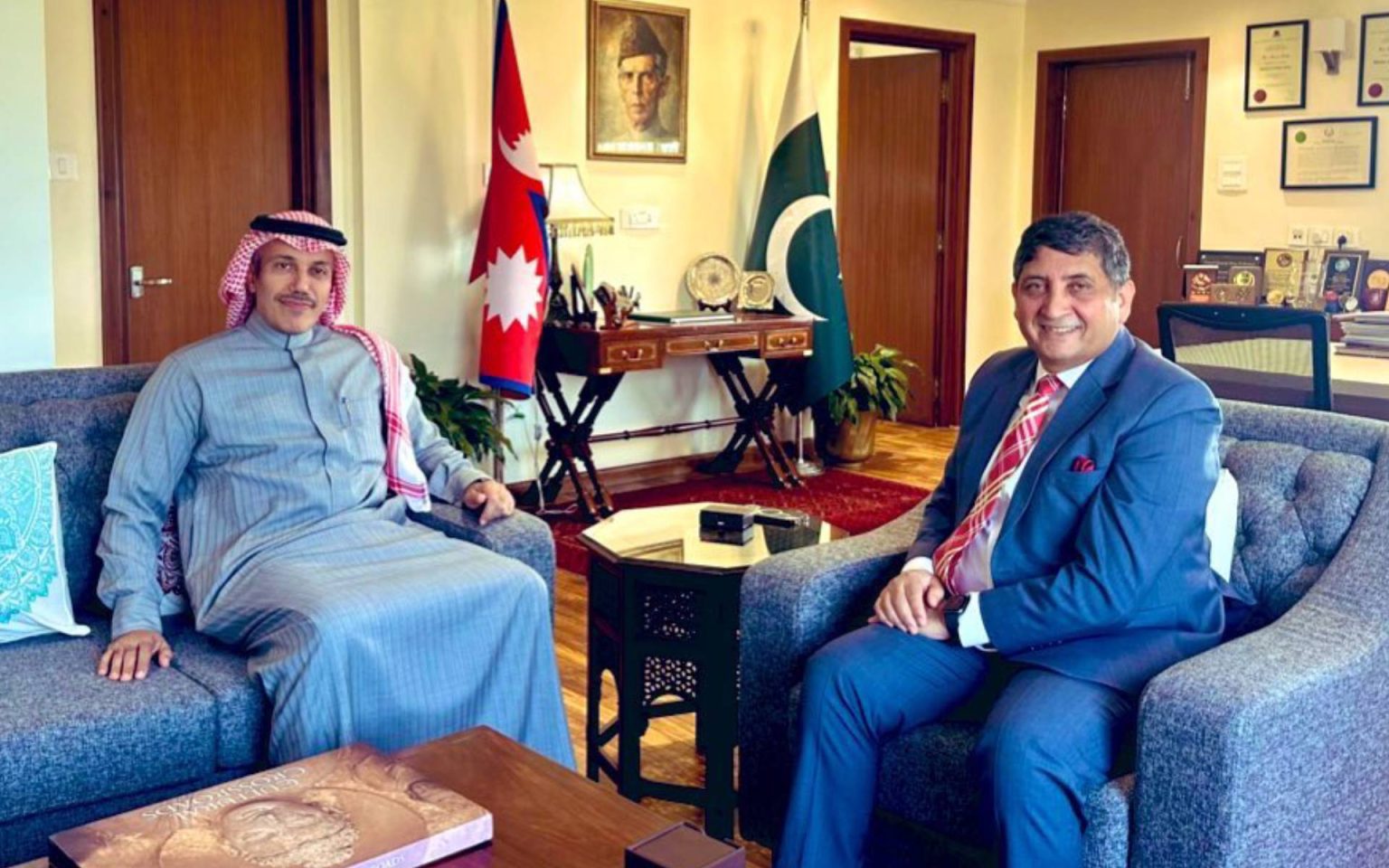 Pakistani Ambassador Bids Farewell to Saudi Envoy in Kathmandu - The ...