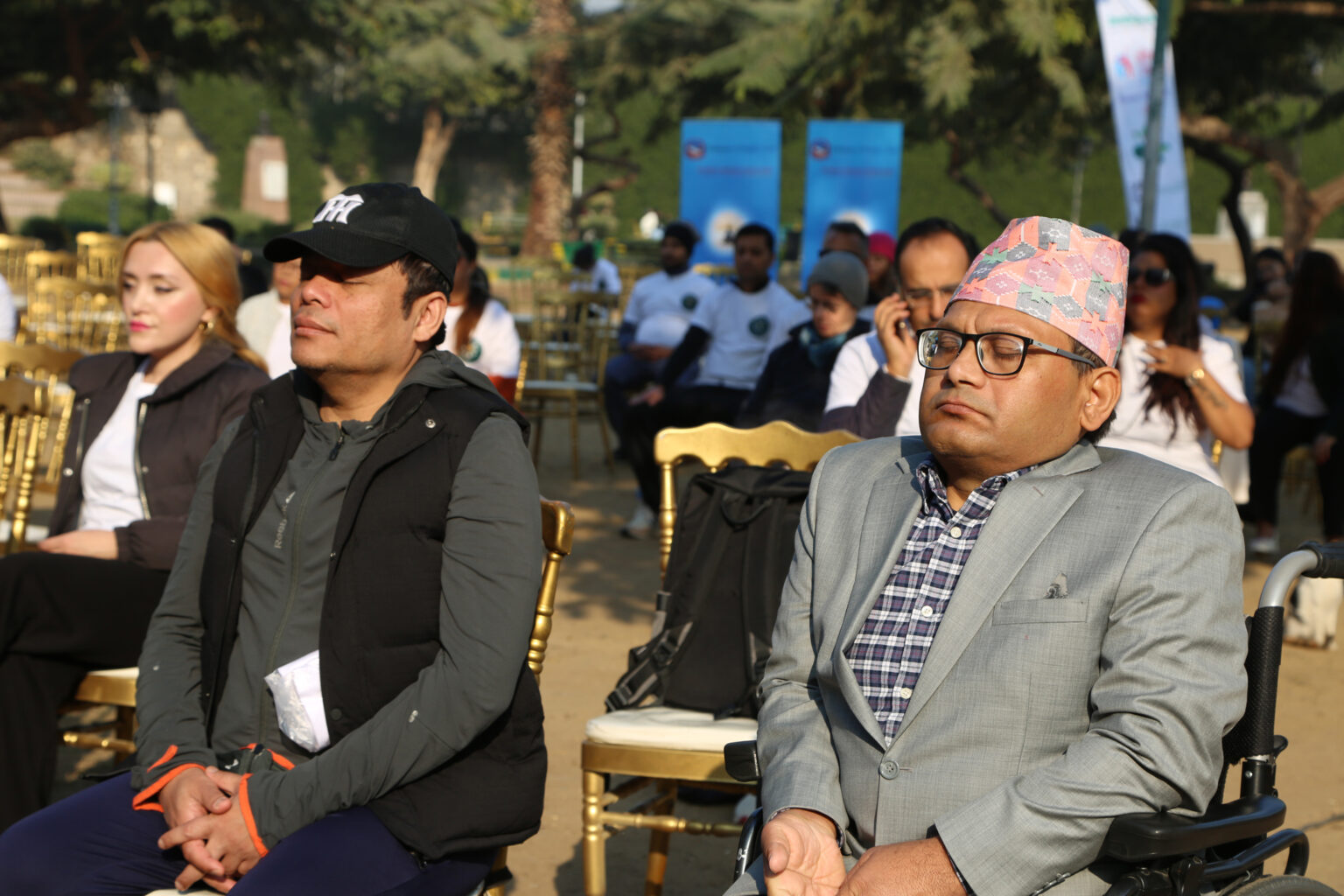 Embassy of Nepal Marks World Meditation Day in Cairo - The Diplomat Nepal