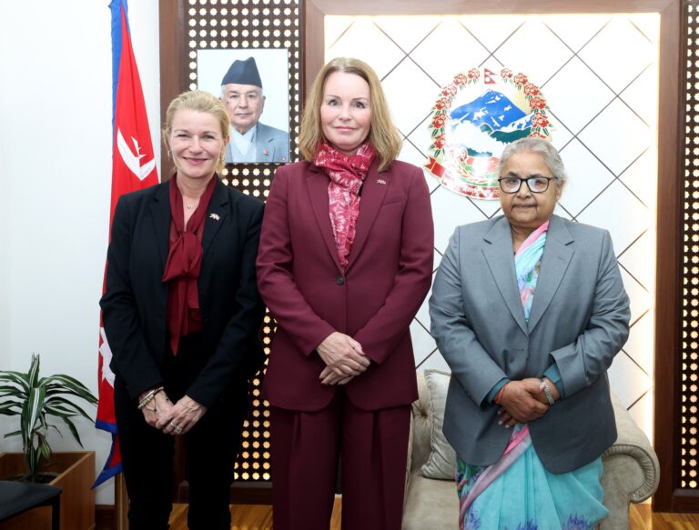 Norwegian Ambassador Mjøs Pays Courtesy Call on Prime Minister Karki ...