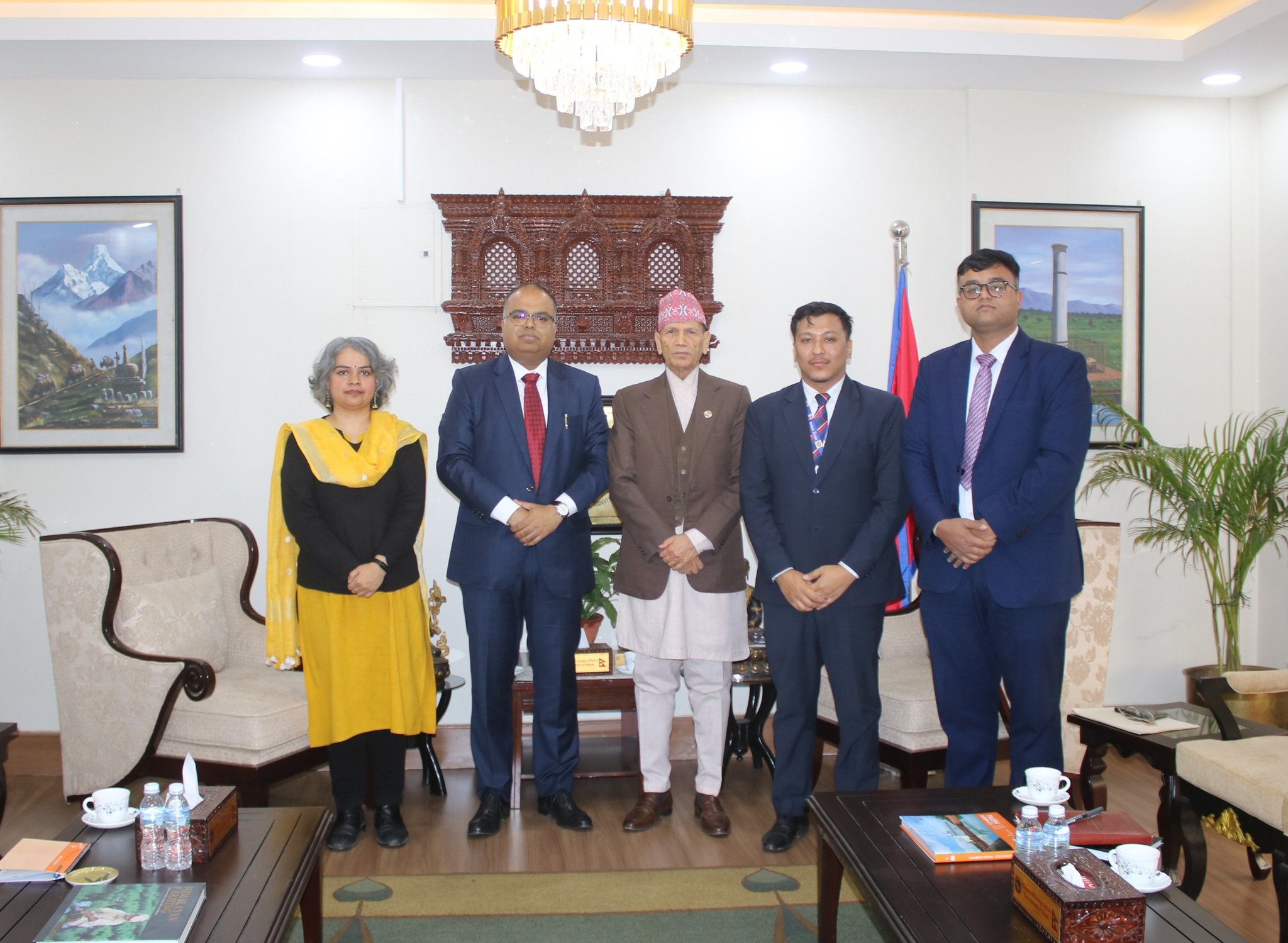 Chargé dʼaffaires a.i. of Indian Embassy Dr. Pandey Meets Foreign ...