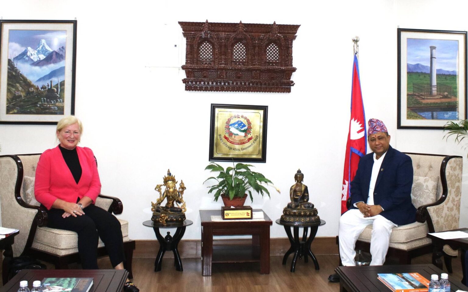 Foreign Affairs Minister Receives French Ambassador Corteval - The ...